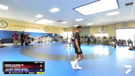 100kg 1st Place Match David Calkins Jr Delta Wrestling Club Vs Jayden Tadeo Gosal Community