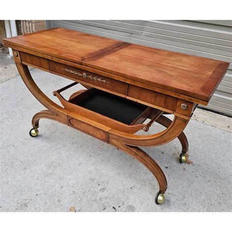 Mid 20th Century Hollywood Regency Thomasville Server With Retractable