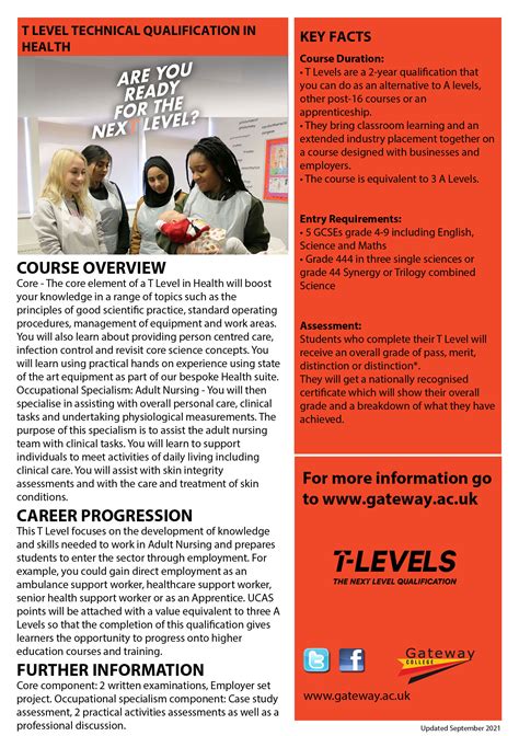 T Level Health Gateway College