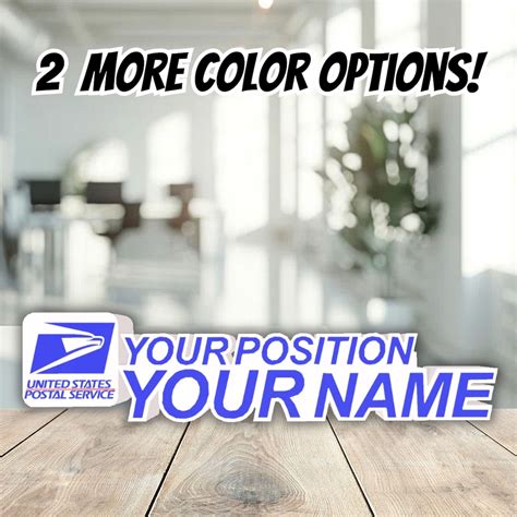 Usps Desk Name Plate Usps Desk Name Plate Usps Agent Keepsake Usps
