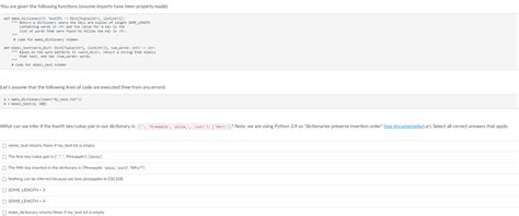 solved you are given the following functions assume imports