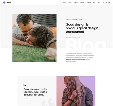 Litho The Multipurpose React Template