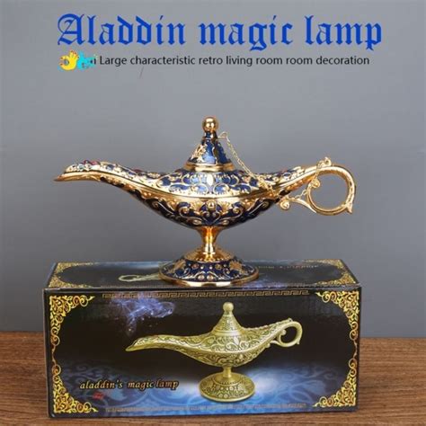 Jual Lampu Ajaib Aladdin Dekorasi Size Besar Magic Lamp Aladdin Jin Dekorasi Ukiran Perunggu