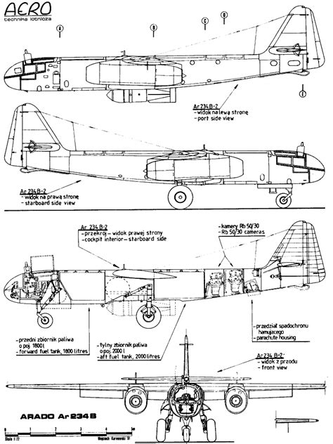 Arado Ar 234 Blueprint Download Free Blueprint For 3d Modeling