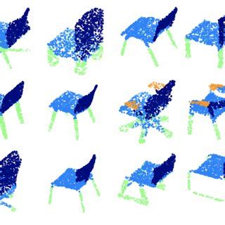 Shows Randomly Selected Examples Of Our Results For Shapenet Part