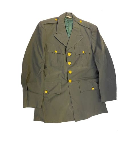 Army Class A Dress Coat 37r Used