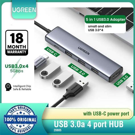 Jual Ugreen Usb 3 0a 4 Ports Hub Di Seller Accessories Store Kalideres Kota Jakarta Barat