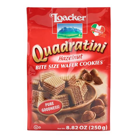 Loacker Quadratini Hazelnut Wafers - World Market
