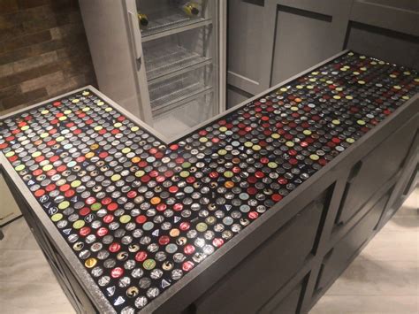 High Round Table Top Bottle Caps