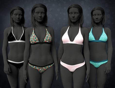 Hannelore Bikini Outfit Textures Daz 3D