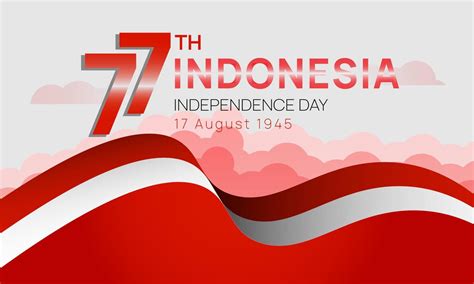 Red And White Celebration Of Indonesias 77th Independence Day 12001829
