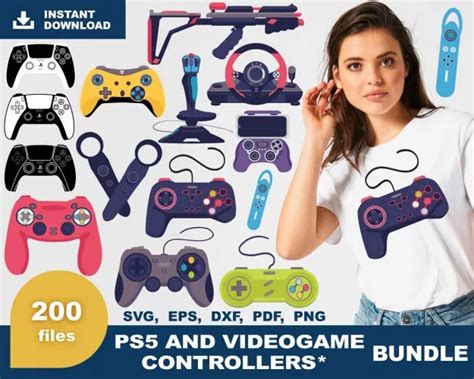 GAME CONTROLLER SVG BUNDLE Mega Bundle Svg Png Dxf File Inspire Uplift