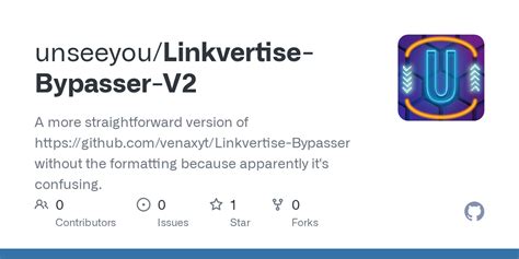 Github Unseeyoulinkvertise Bypasser V2 A More Straightforward