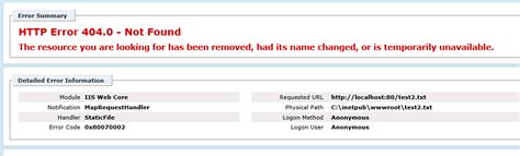 Iis 7 5 Newly Hosted Files Are Not Availble On Website Windows