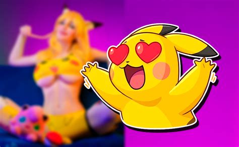 Amber Hallibell En Un Cosplay De Pikachu De Pokémon En Piyama