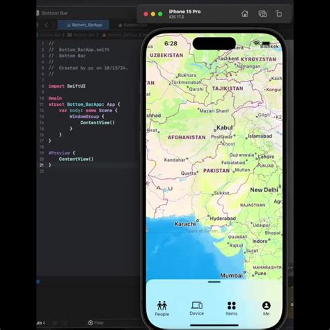 Swiftui Applemaps Iosdevelopment Muhammad Khuzaim Sajjad