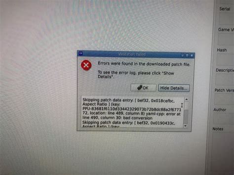 Rpcs3 On Batocera 36 Error Downloading Game Patches Rbatocera