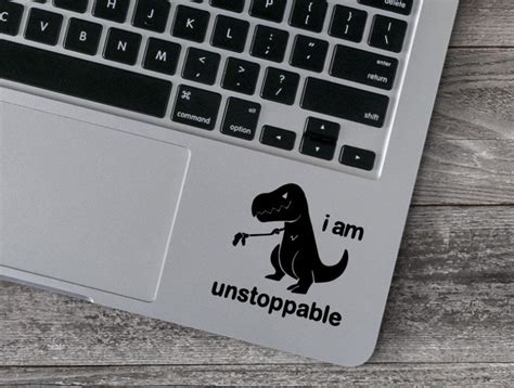 I Am Unstoppable T Rex Vinyl Car Decal Sticker For Your Car Etsy