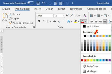 como mudar cor da folha do word image to u