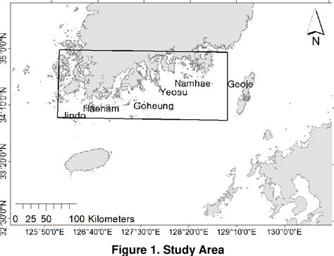 figure 1 from red tide detection technique by using multi temporal goci