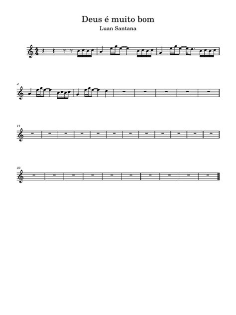 Deus é Muito Bom Intro Pdf