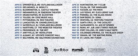 Knocked Loose The Acacia Strain Harms Way Sanction Higher Power