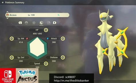 Pokemon Shiny Arceus Shiny 6iv Dialga Pokémon Legends Arceus 6iv
