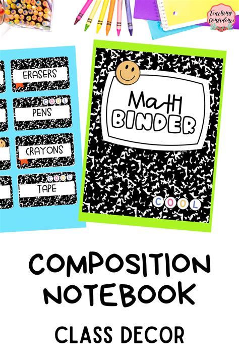 Composition Notebook Theme Classroom Decor Bundle