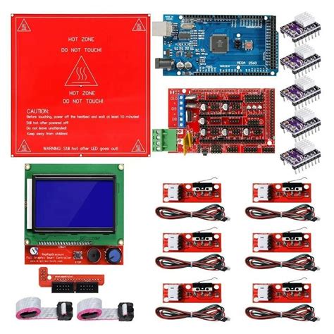 Комплект для сборки 3D принтера Reprap 1.4, Arduino MEGA 2560 R3 ...