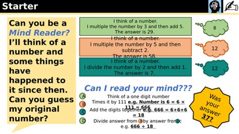 Topic Intro Year 8 Unit 4 Expressions Equations And Formulae