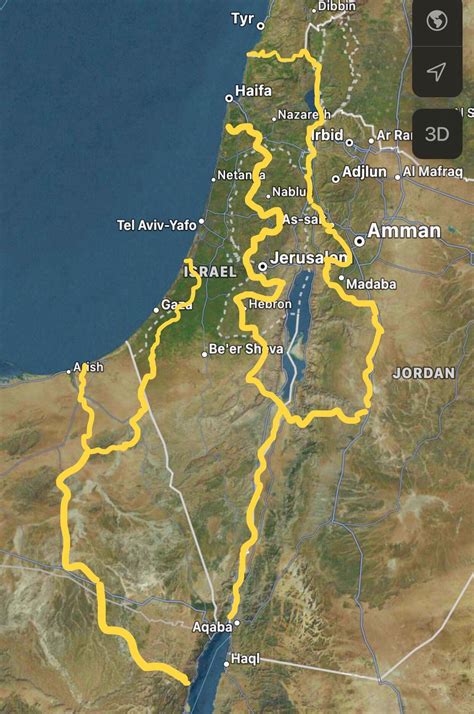 3 State Solution Messy Map R Mapporn