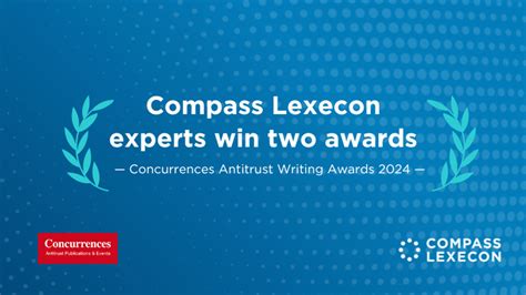 Compass Lexecon Experts Win Two Awards At The 2024 Compass Lexecon