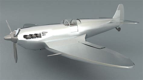 Laos Spitfire Mk Iib 3d Model By Laomusic Arts