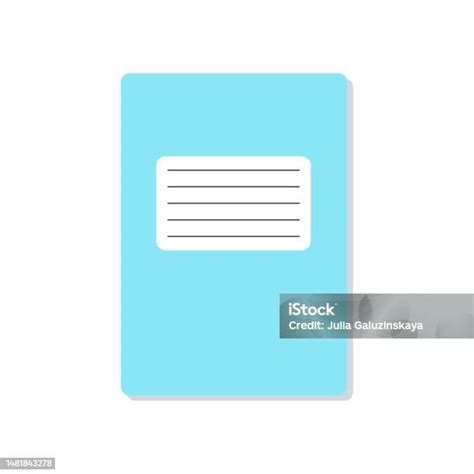 Notebook Terisolasi Pada Latar Belakang Putih Notepad Desain Datar