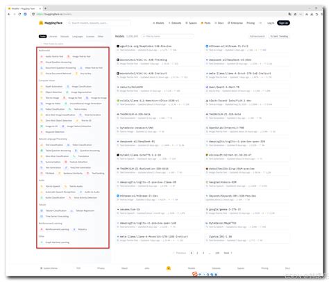 【ai 大模型】大模型行业融合与技术落地探索 百度千帆模型 模型广场 Hugging Face 模型广场 模型类型简介 文本