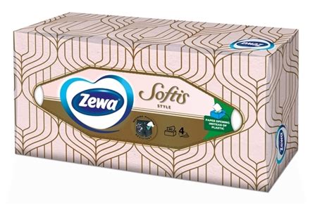 Салфетки Zewa Softis Box, четырехслойные, в коробке, 80 шт. - купить по ...
