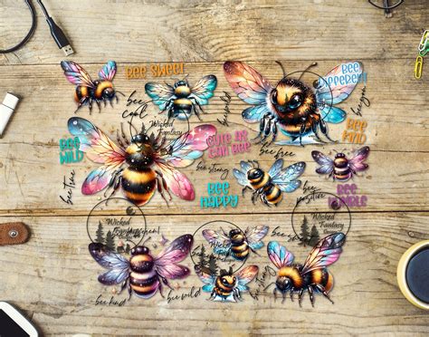 Uvdtf Cute As Can Bee 16oz 40oz Element Multiple Sizes Wicked Fantasy
