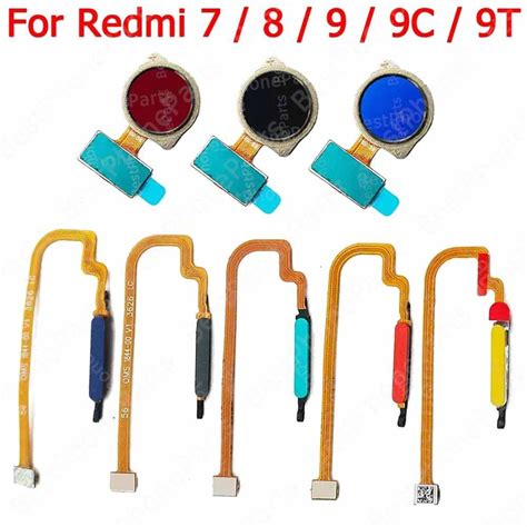Jual Untuk Xiaomi Redmi 9 9c 9t 7 8 Sensor Sidik Jari Kabel Fleksibel Baru Power On Off Finger