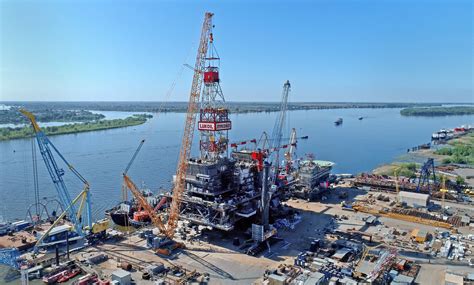 Lsp Platform Topside Drilling Complex Installed News Of Cngs Engineering Company
