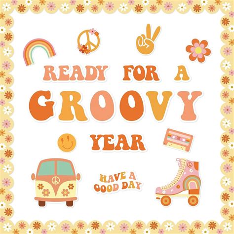 Class Rules Bulletin Board Decorations Groovy Classroom