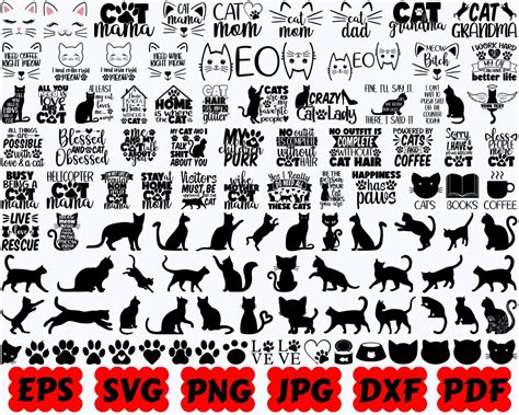 Cat Svg Cat Mom Svg Pet Svg Animal Svg Cat Cut Files Cat