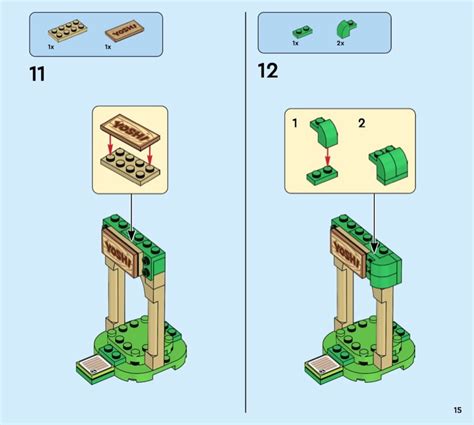 Lego Instructions For Set 71406 Yoshis T House Super Mario Expansion Set