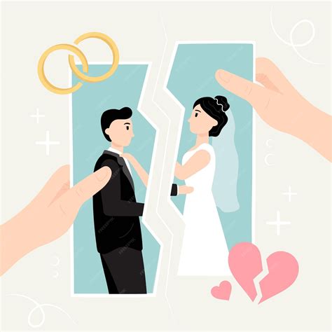 Free Vector Divorce Illustration Concept