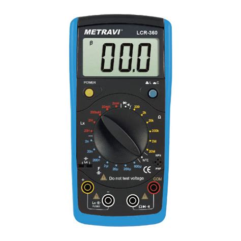 Digital Hand Held LCR Meter Metravi Instruments