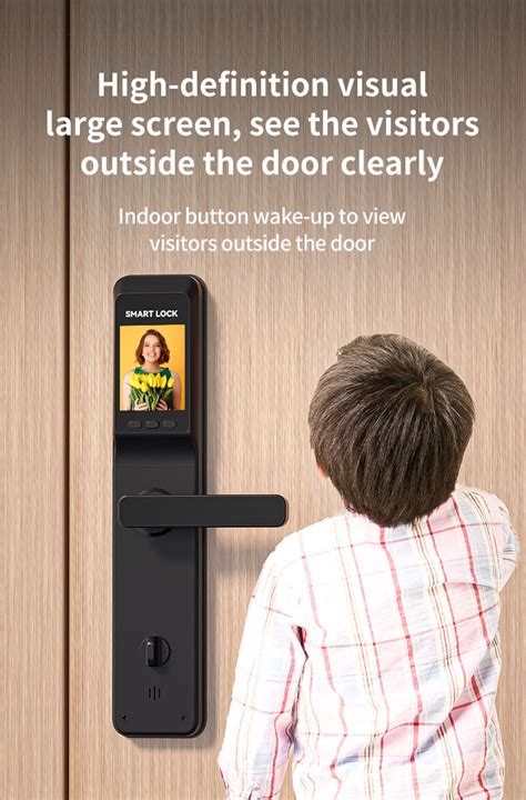 M1 Tuya Smart Password Door Lock With Camera Finger Print Wifi Locks
