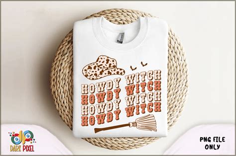Howdy Witch Sublimation Halloween Png Graphic By Dark Pixel · Creative