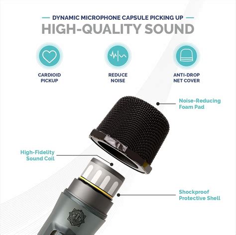 Digimore D 340 Wireless Microphone Only For Mic Input Uhf Metal Abs Dynamic Handheld