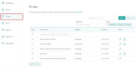 How Do I Edit A To Do Client Portal