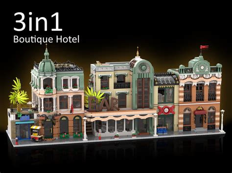 Lego Moc 3in1 10297 Boutique Hotel Alternative Builds By Pl Mocs
