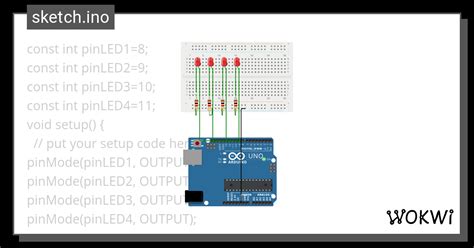 animasi led wokwi esp32 stm32 arduino simulator